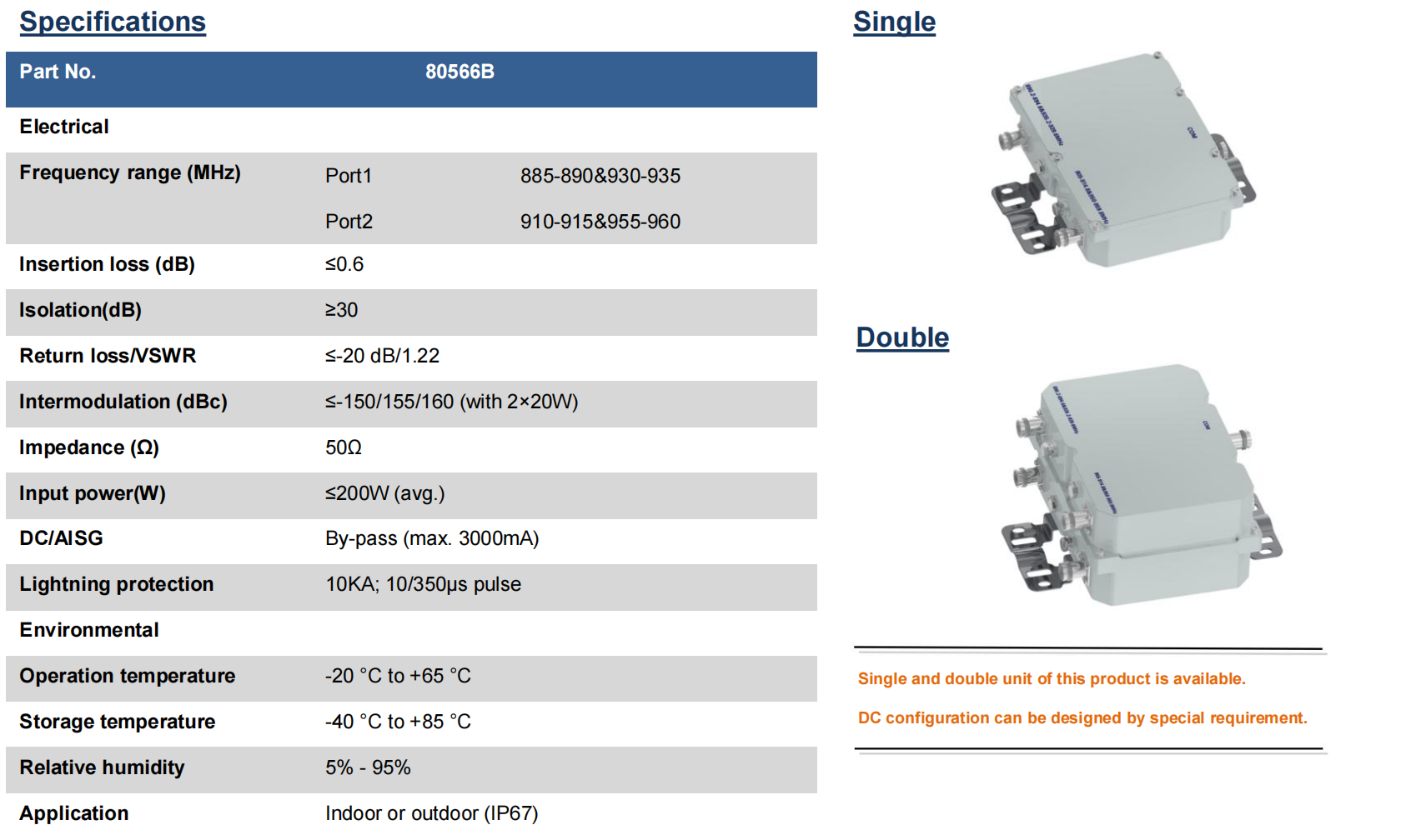 RF Combiner 885-890&930-935/910-915&955-960 MHz - Buy diplexer, 960 mhz ...