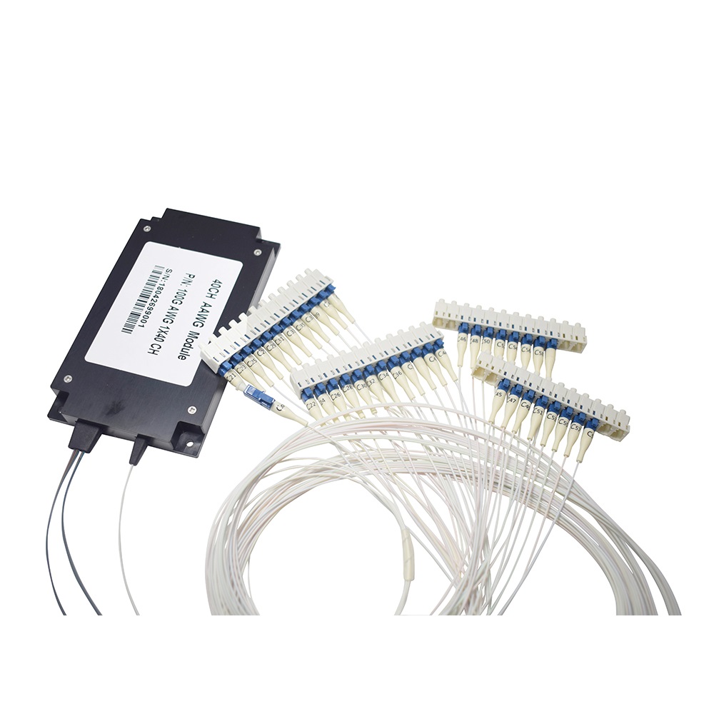 100GHz Athermal Arrayed Waveguide Grating Module 40 Channel 100G AAWG ...
