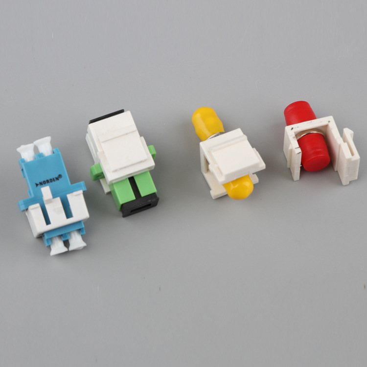 Fiber optic keystone jack for network panel - Buy sc apc, mtp mpo, lc ...